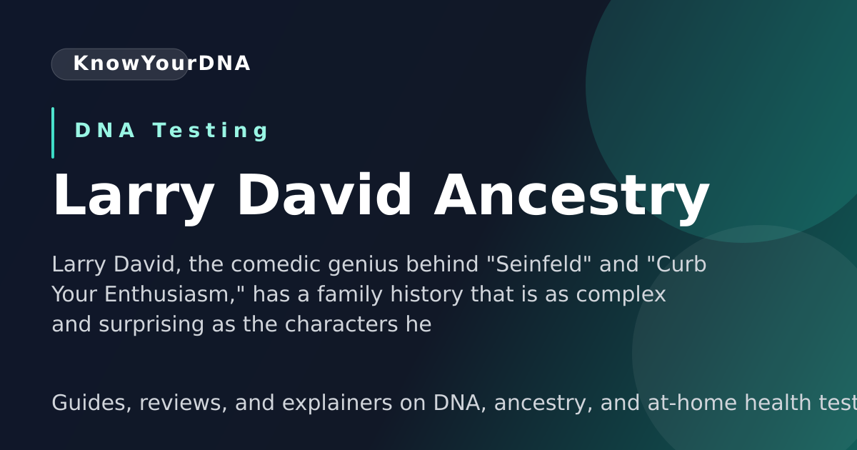 Larry David Ancestry